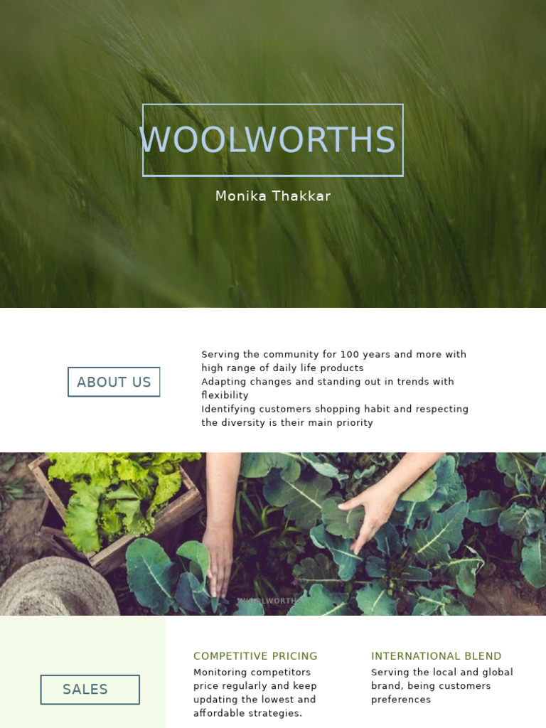 Woolworths | PDF | Private Sector | Business Economics