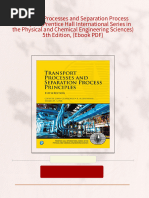 Transport Processes and Separation Process Principles Geankoplis 5th ...