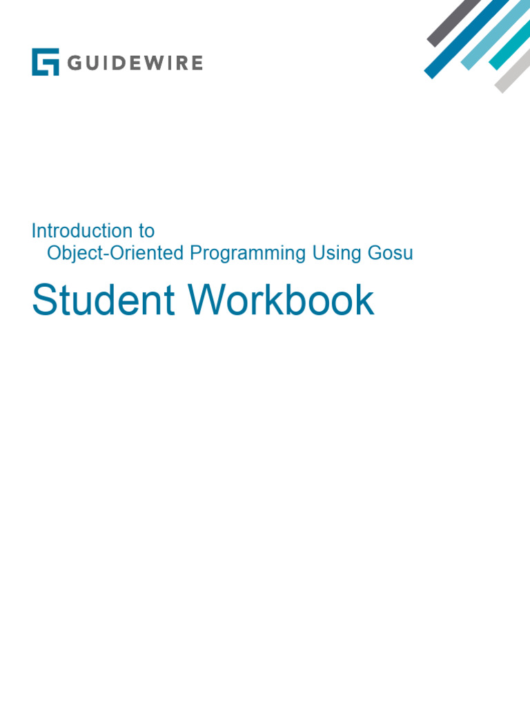 IOOP Student Workbook | PDF | Class (Computer Programming) | Object Oriented Programming