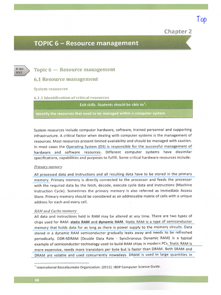 CMS Textbook Topic 6 HL | PDF | Process (Computing) | Smartphone