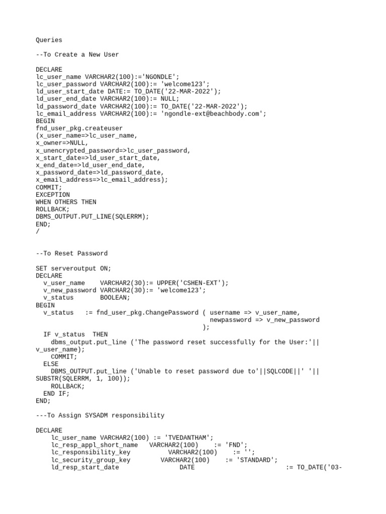 Queries | PDF | Sql | Databases