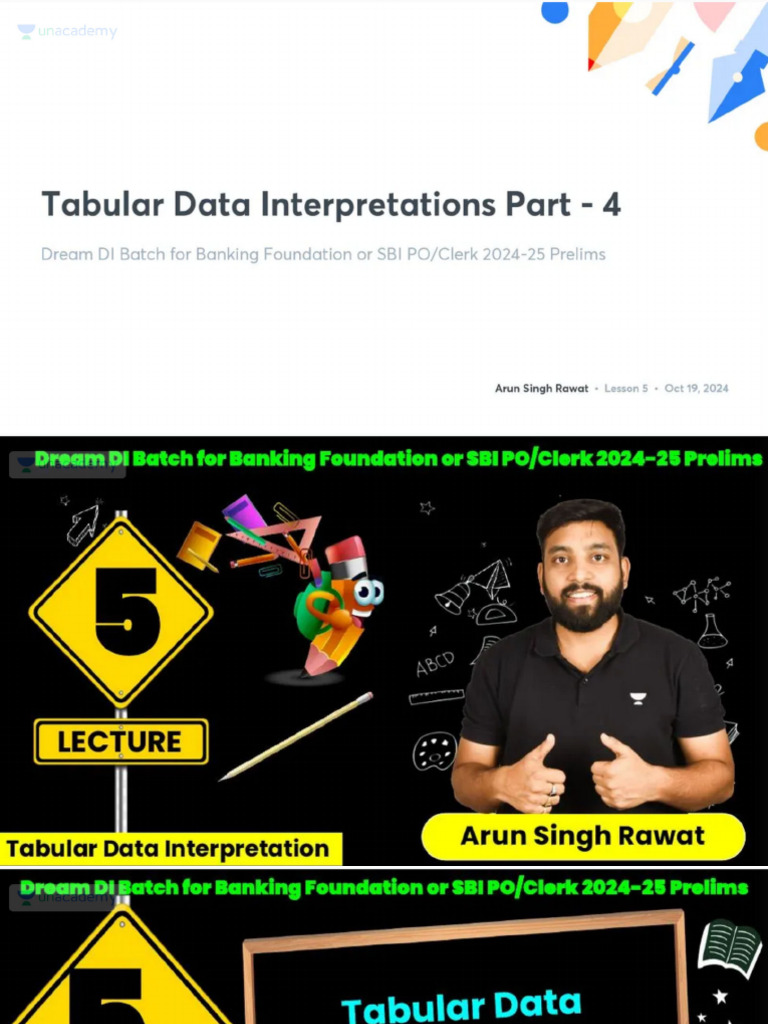 Tabular Data Interpretations Part 4 No Anno | PDF