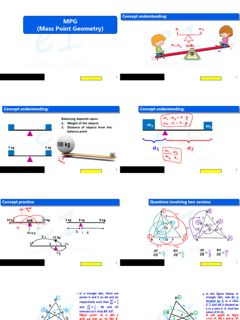 Mass Point Theory | PDF