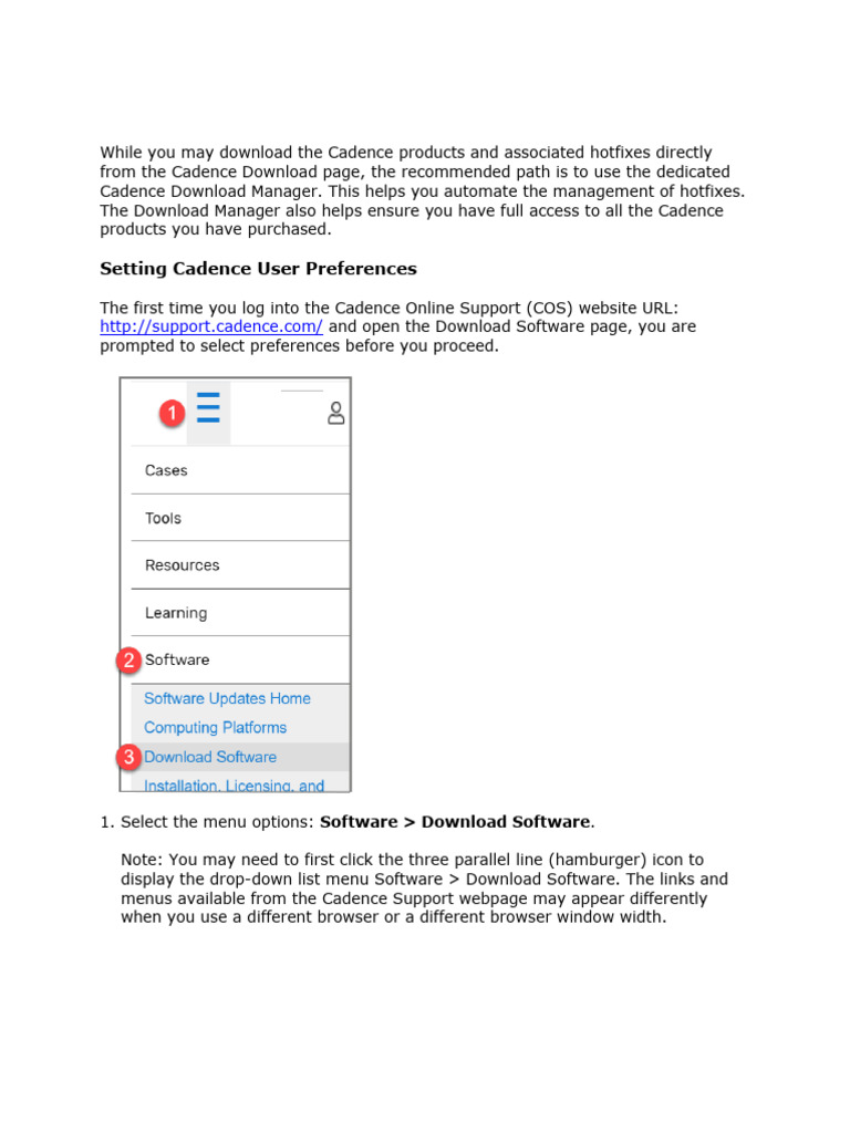 Install Cadence DM 1st Time | PDF | Technical Support | Menu (Computing)