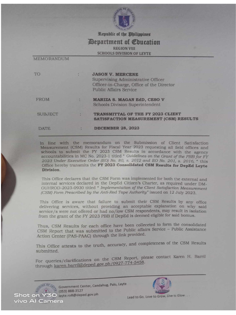 Memorandum (Annex C) | PDF