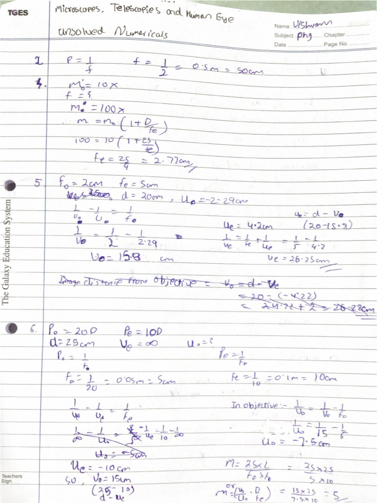 Chapter - 26: Numericals (13 Oct 2024 at 23:03) | PDF