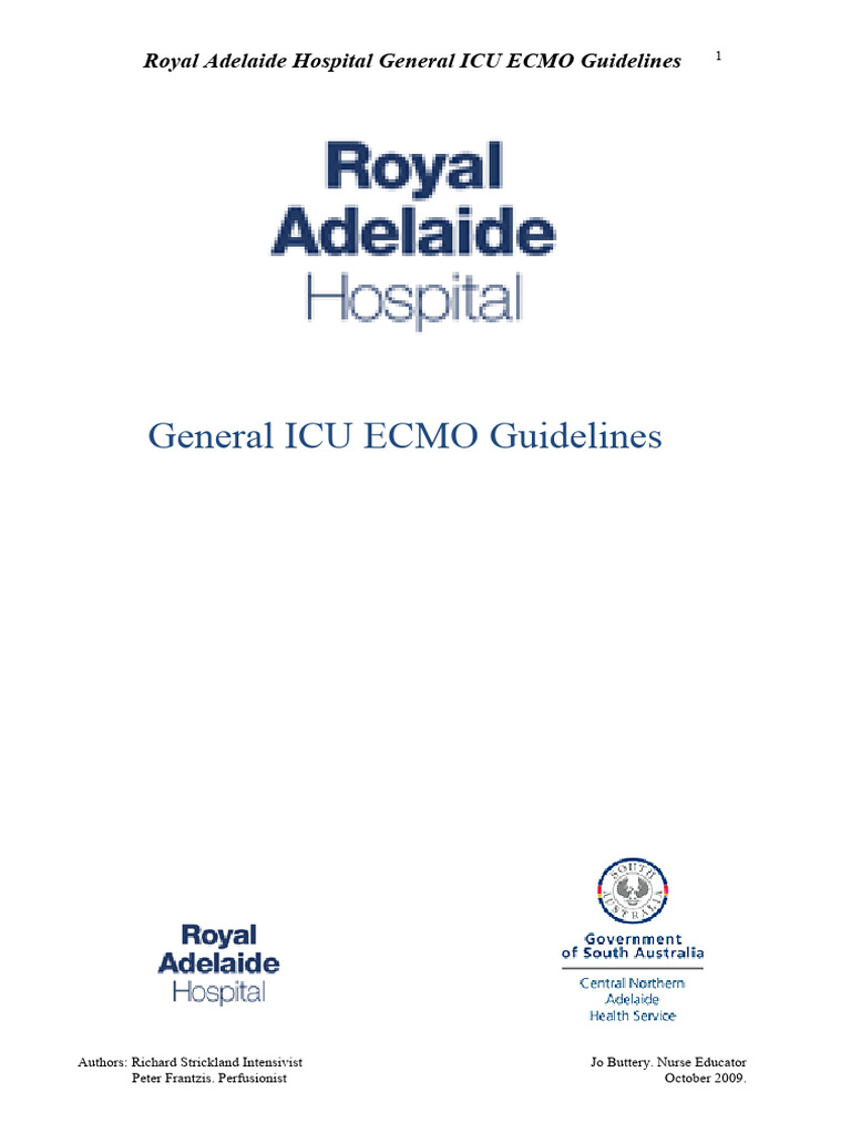 ICU ECMO Guidelines for Adult Patients | PDF | Heart | Medical Specialties