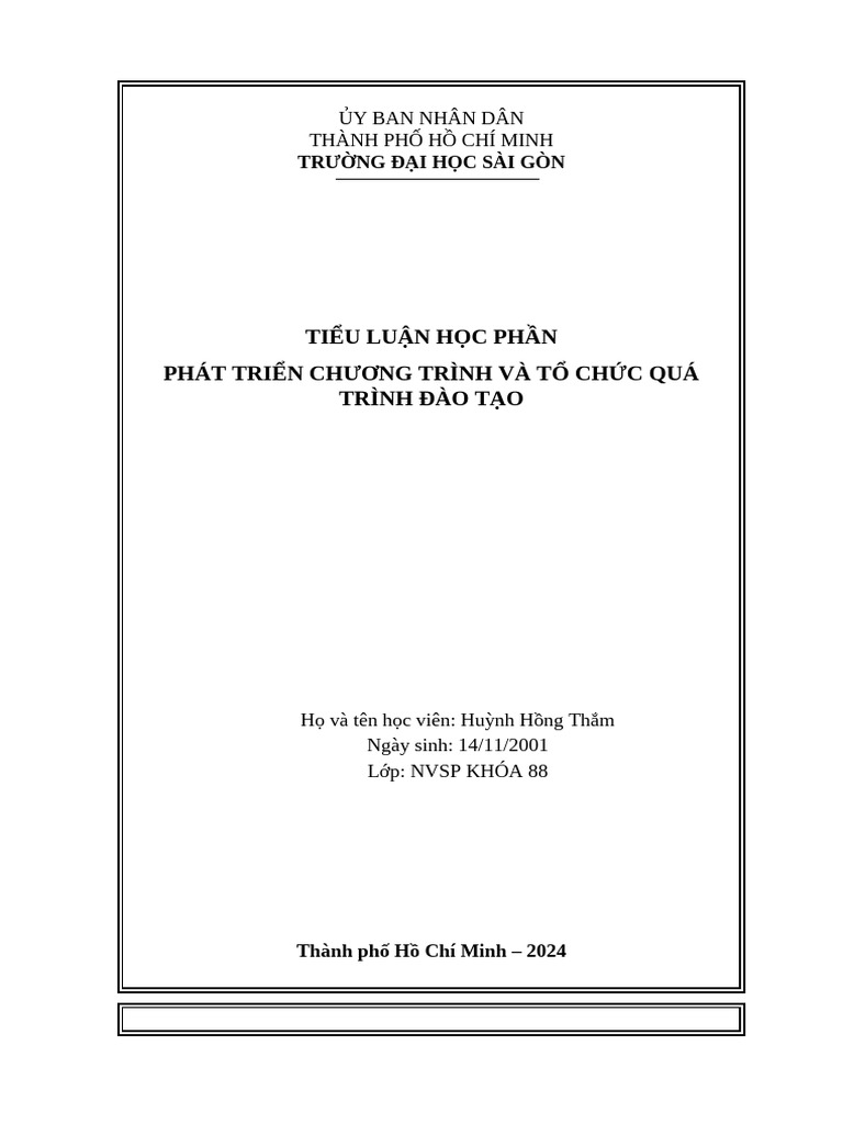 GDHDC - NVSP 2023 | PDF