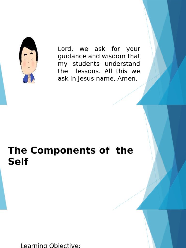 Understanding the Three Components of Self | PDF