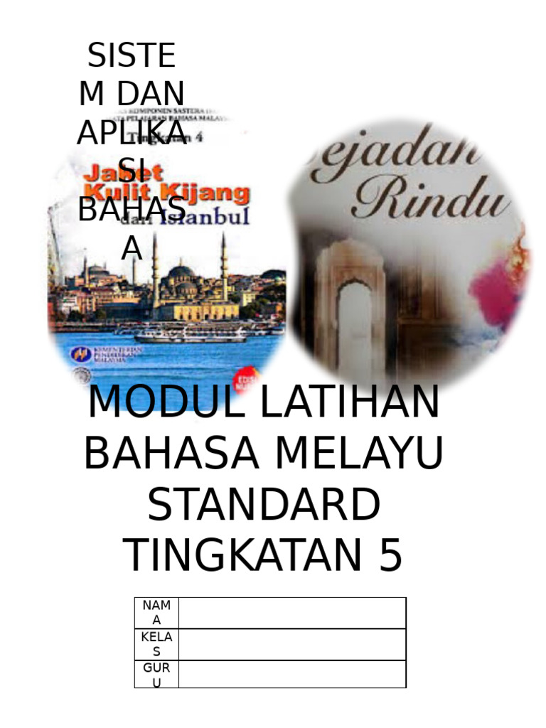 Cover BMS T5 - Menegak - Untuk Dicetak | PDF