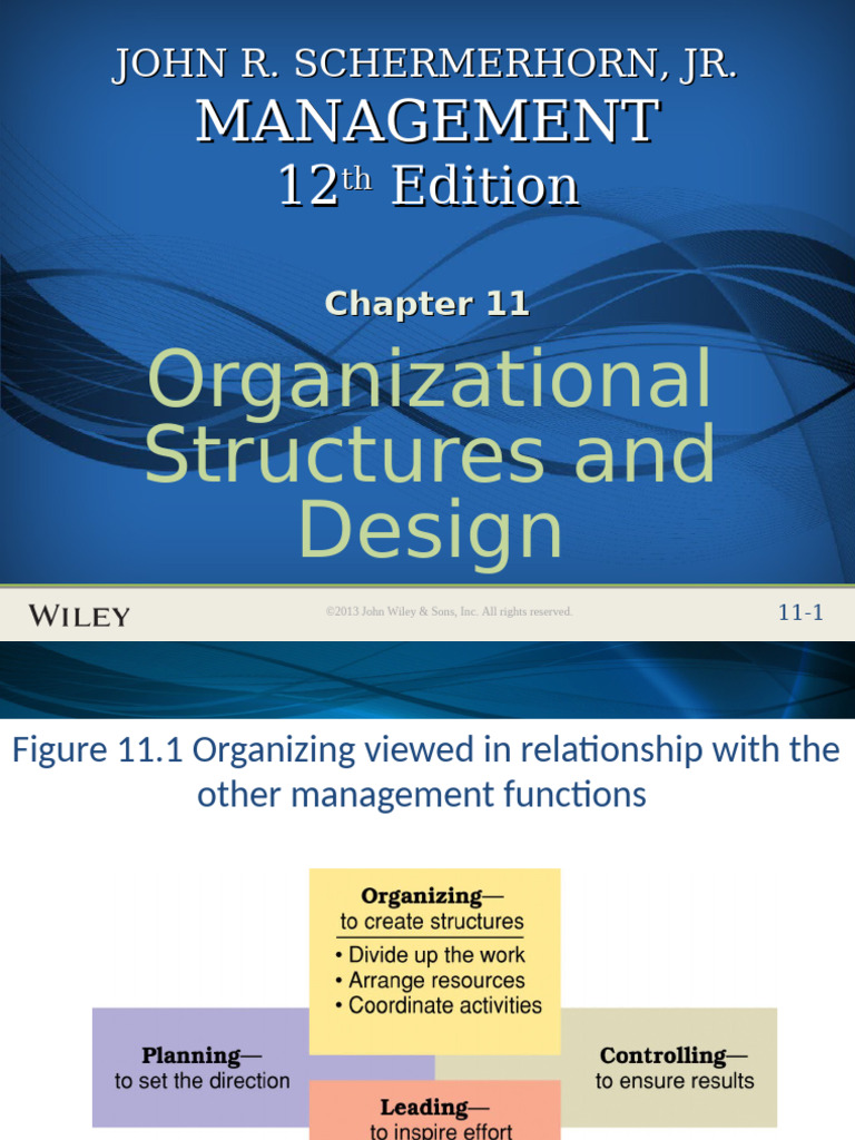 Chapter 11 - Organizing | PDF | Bureaucracy | Business Economics