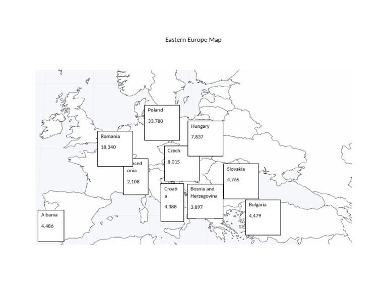 Eastern Europe Country Map Overview | PDF