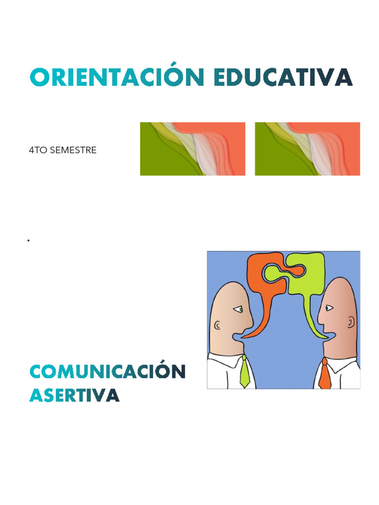 comunicación asertiva_resolución de conflictos_OE IV | PDF | Conflicto ...