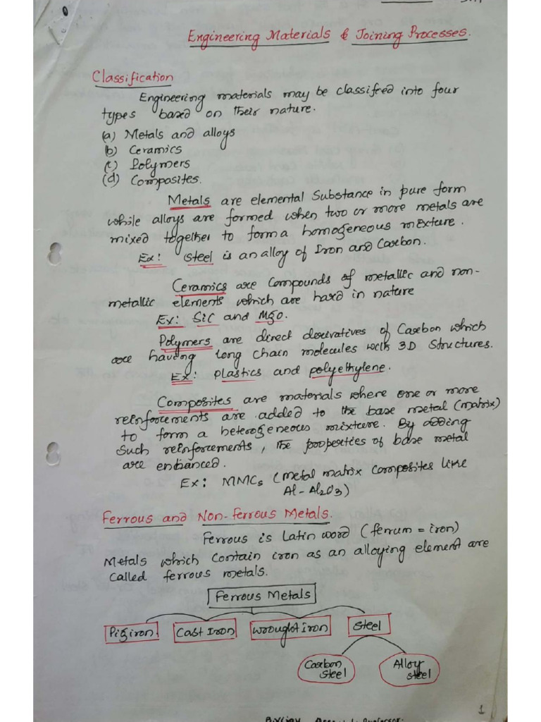 Unit 1 BCME MATERIALS | PDF