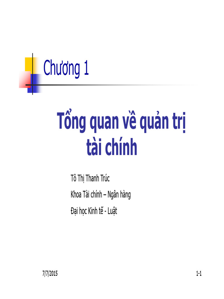 Chuong 1 Tong Quan QTTC | PDF