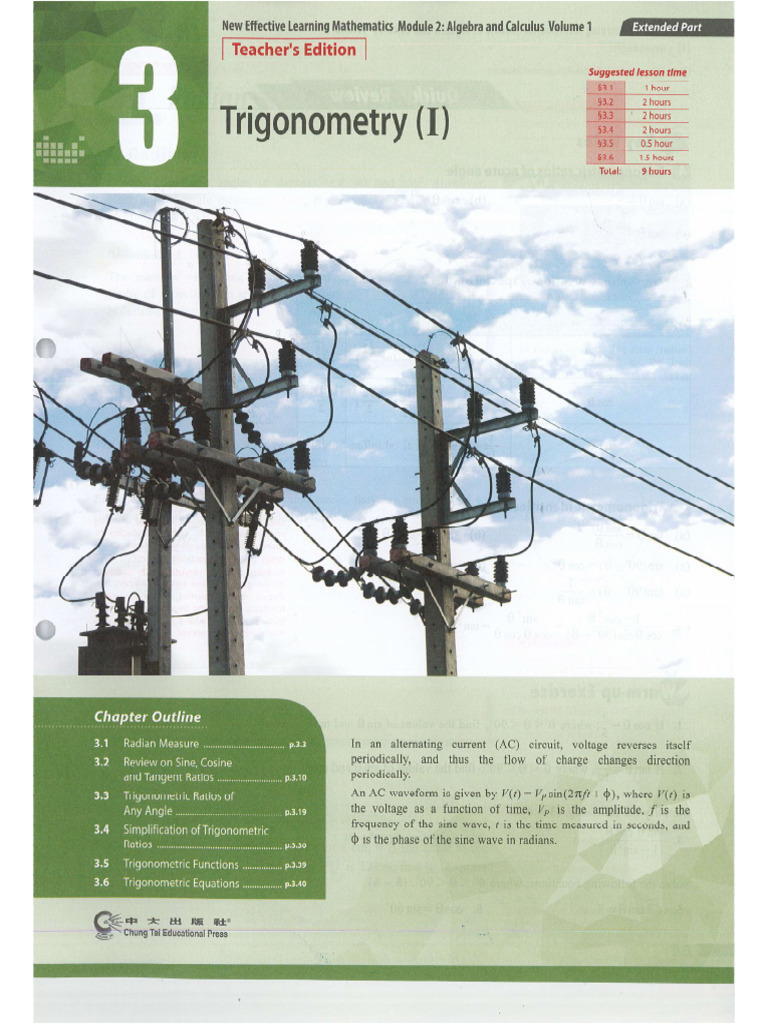 Ch.3 Trigonometry (I) | PDF