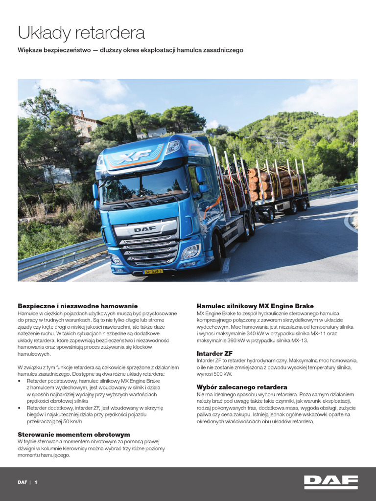 DAF Retarder Systems 71053 PL | PDF