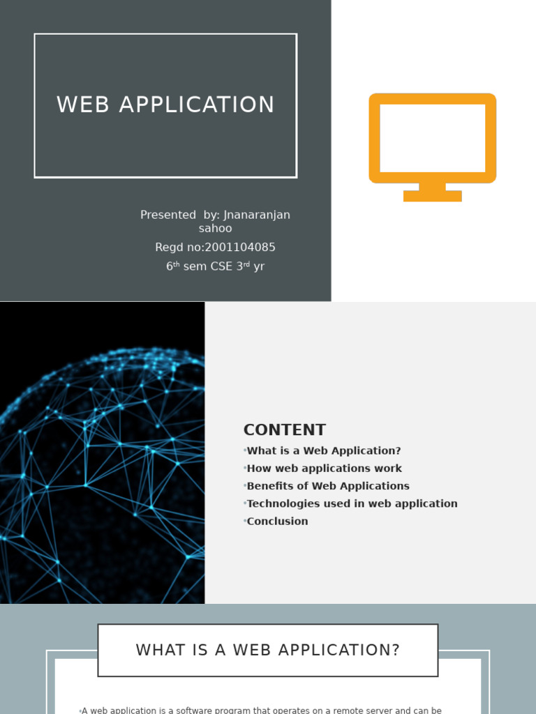 WEB APPLICATION | PDF | World Wide Web | Internet & Web