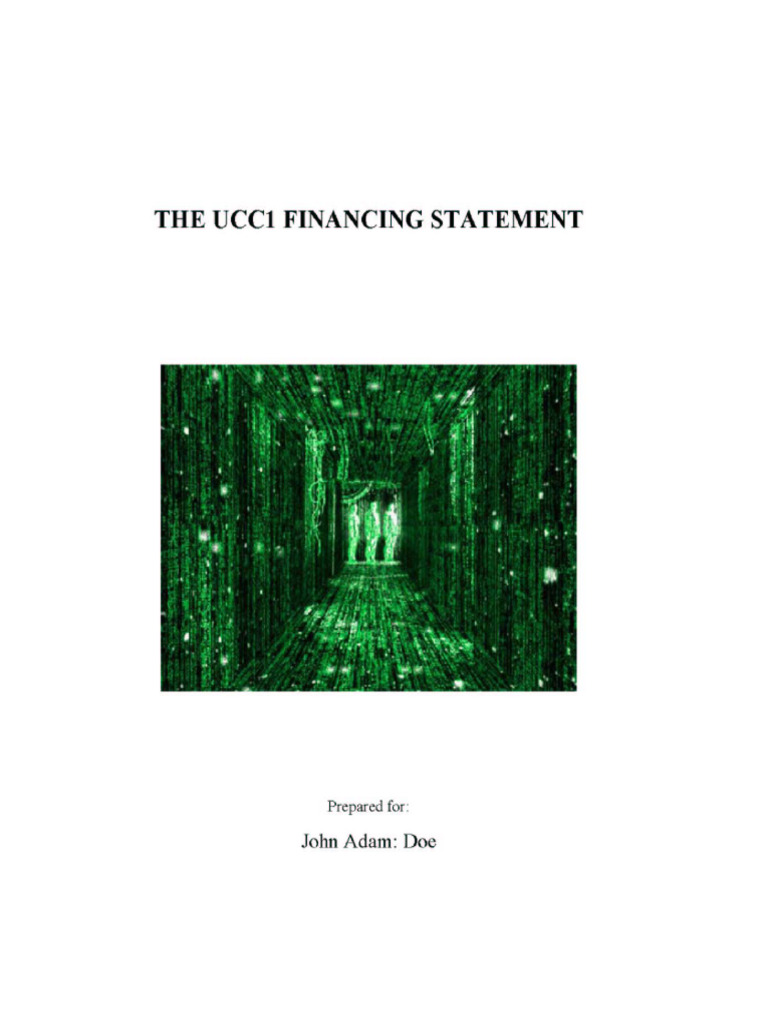 UCC-1 Financing Statement | PDF | Lien | Taxes