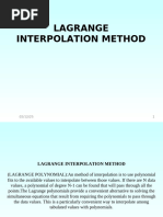 Lagrange's Interpolation - Solved Example Problems | PDF | Interpolation | Mathematics Of Computing