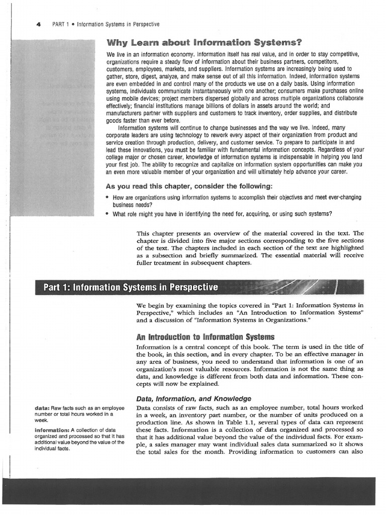 Reading - Data and Information | PDF