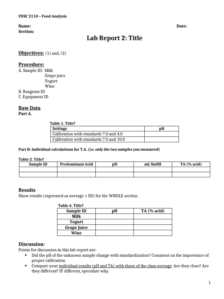 Lab 2 REPORT TEMPLATE - v1 - Tagged | PDF | Ph