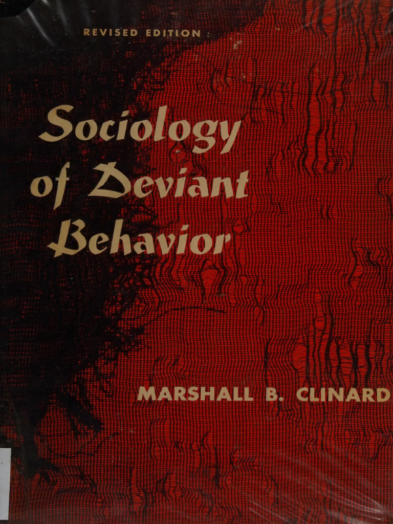 Sociology of Deviant Behavior - Anna's Archive | PDF | Juvenile ...
