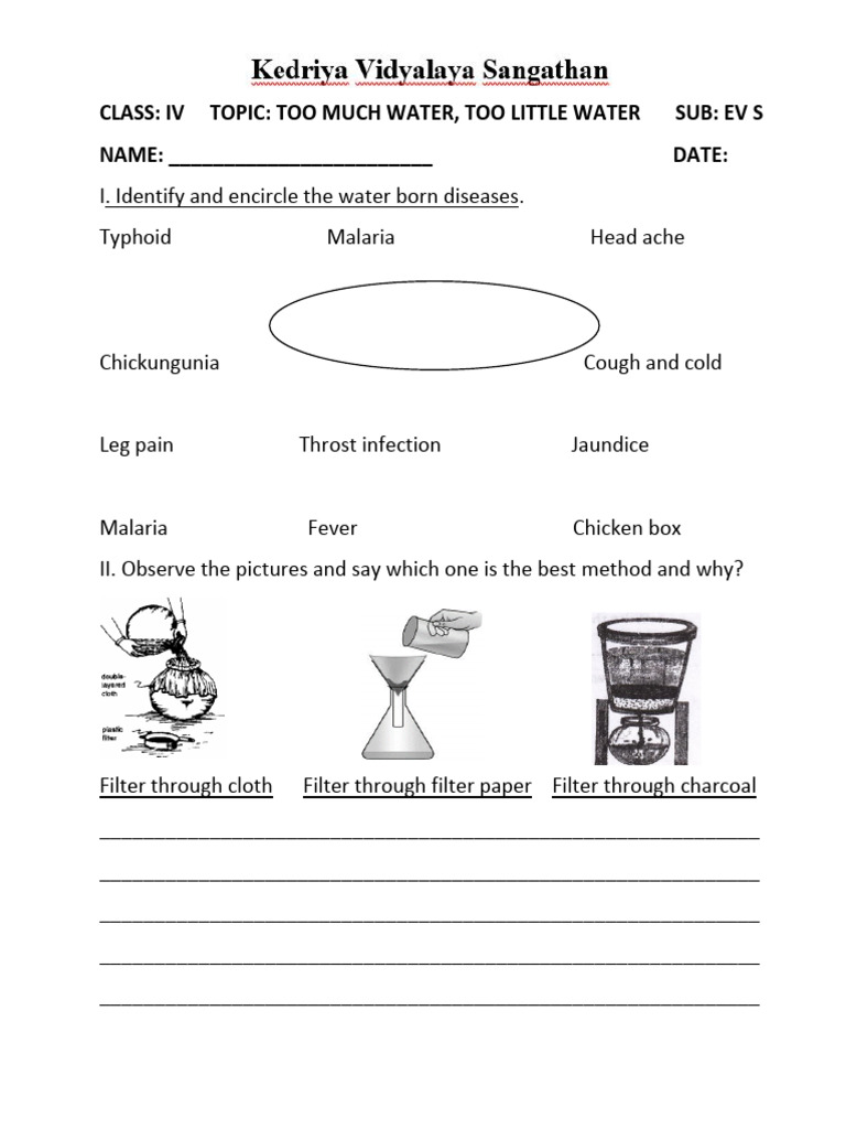 Unit 18 Too Much Water Too Little Water | PDF