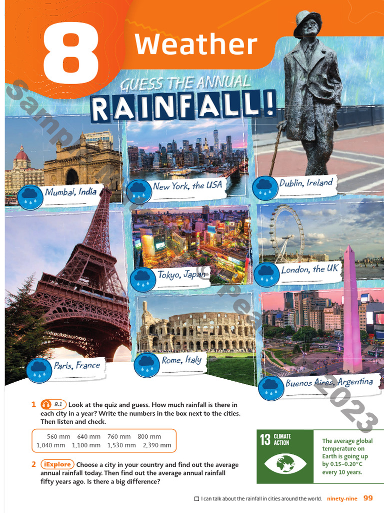 ISucceed in English L2 U3 SB | PDF | Weather | Celsius