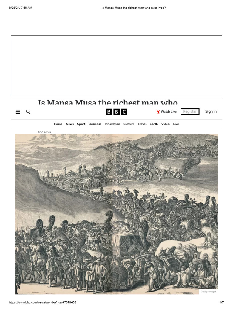 Mansa Musa: Richest Man in History | PDF