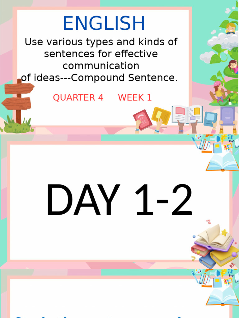 Understanding Compound Sentences | PDF | Sentence (Linguistics ...