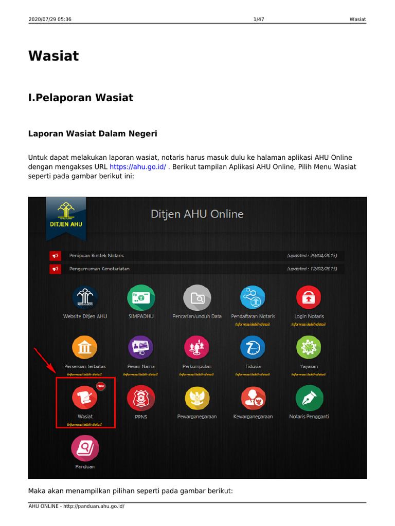 Tutorial Permohonan SKW | PDF