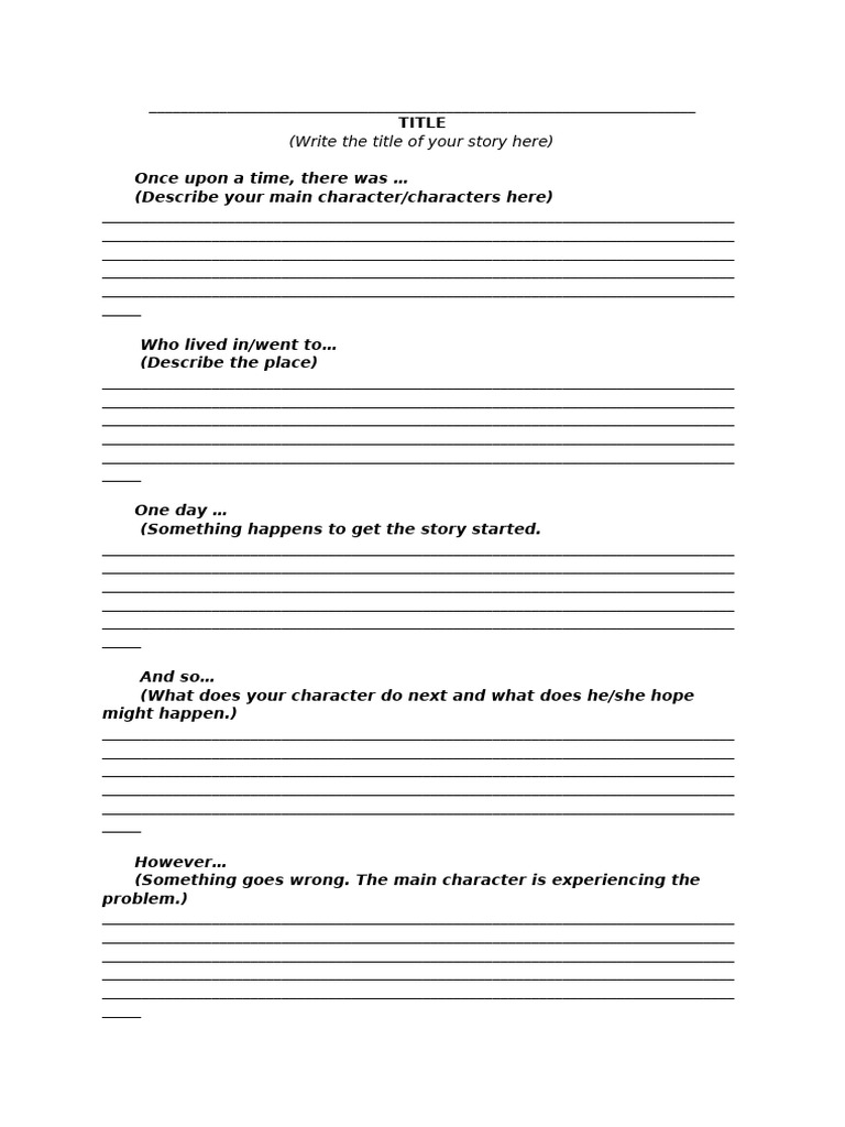 Writing story Draft | PDF