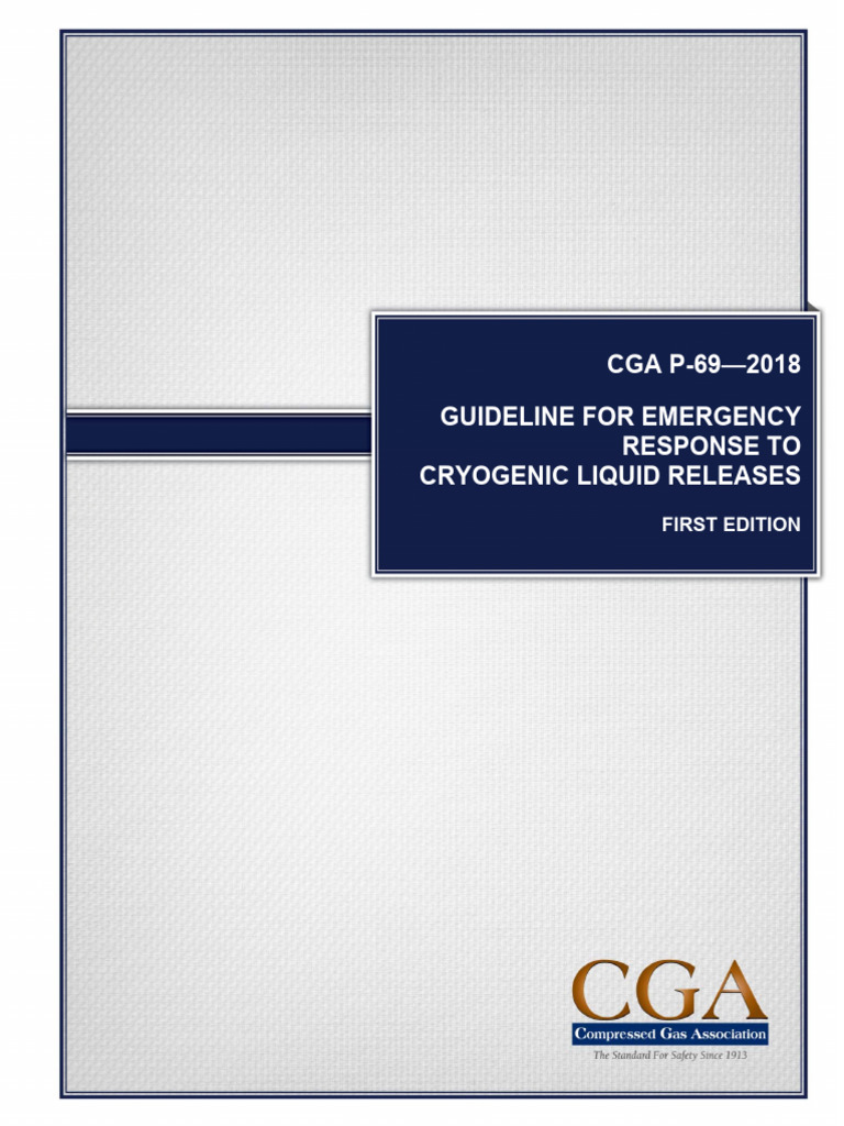 CGA Pamphlet69 1 RevDec2018 | PDF | Industrial Gases | Chemical Process Engineering