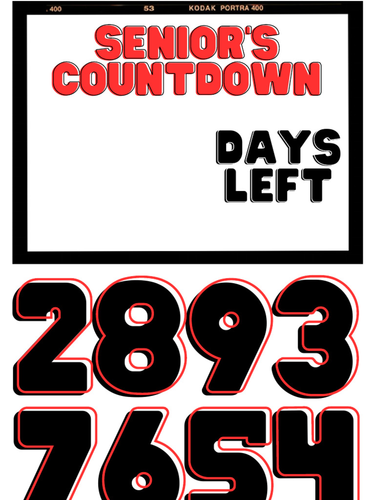 Senior Countdown Chart | PDF