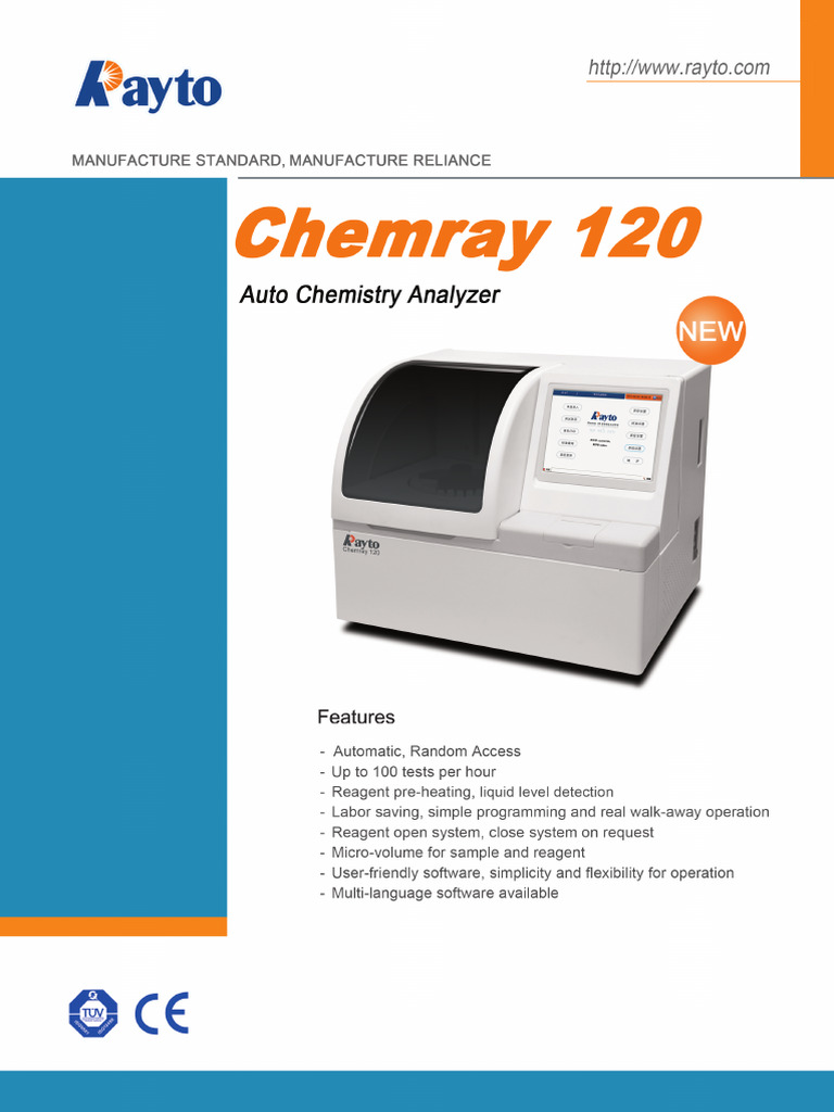 Chemray120 Auto Chemistry Analyzer | PDF