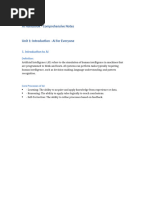 Class 9 AI Notes for CBSE Students | PDF | Artificial Intelligence ...