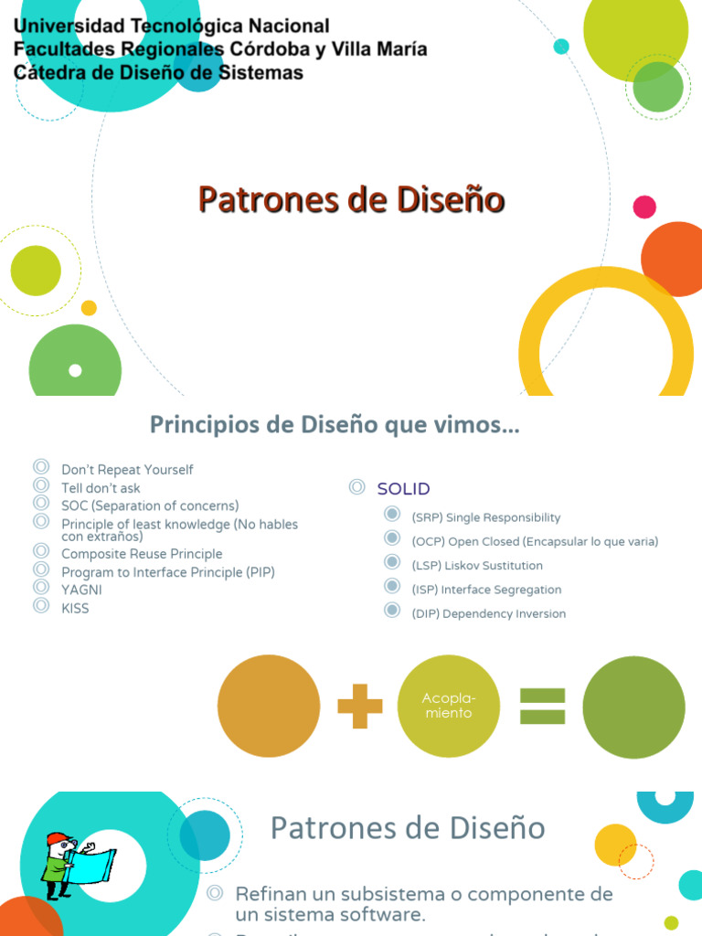 12 Patrones de Diseño | PDF | Objeto (informática) | Clase ...
