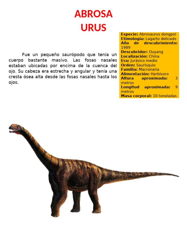 Abrosaurus | PDF