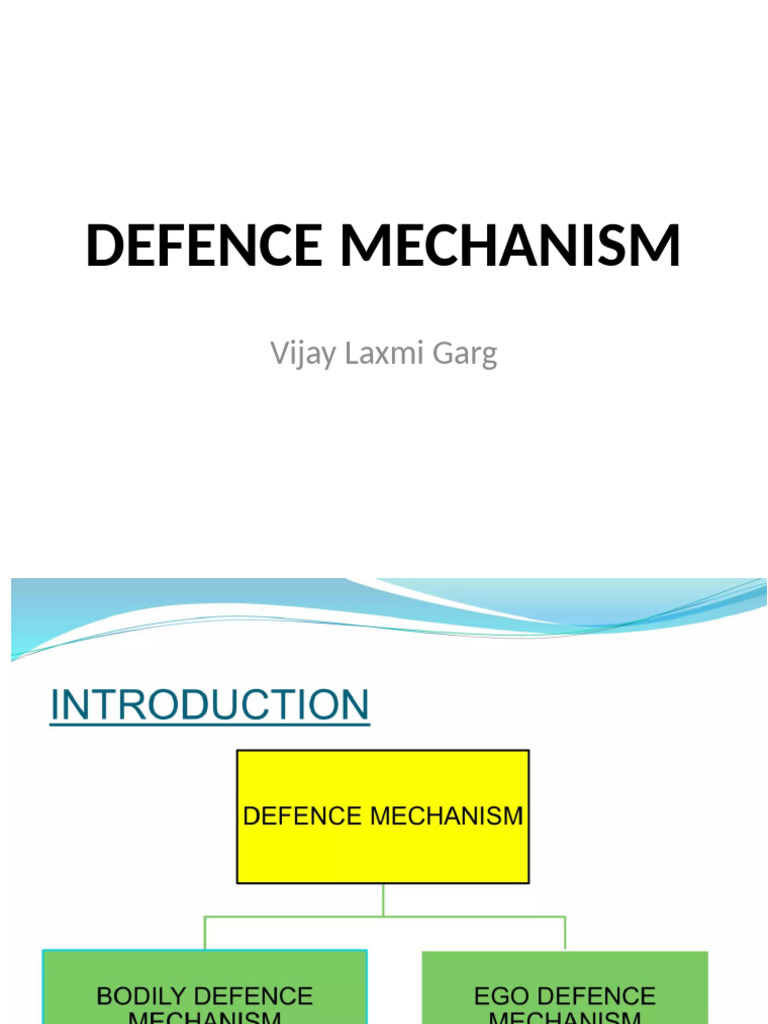Understanding Defence Mechanisms | PDF