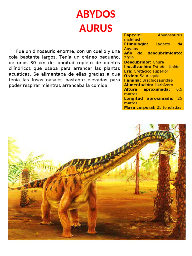 Abydosaurus | PDF