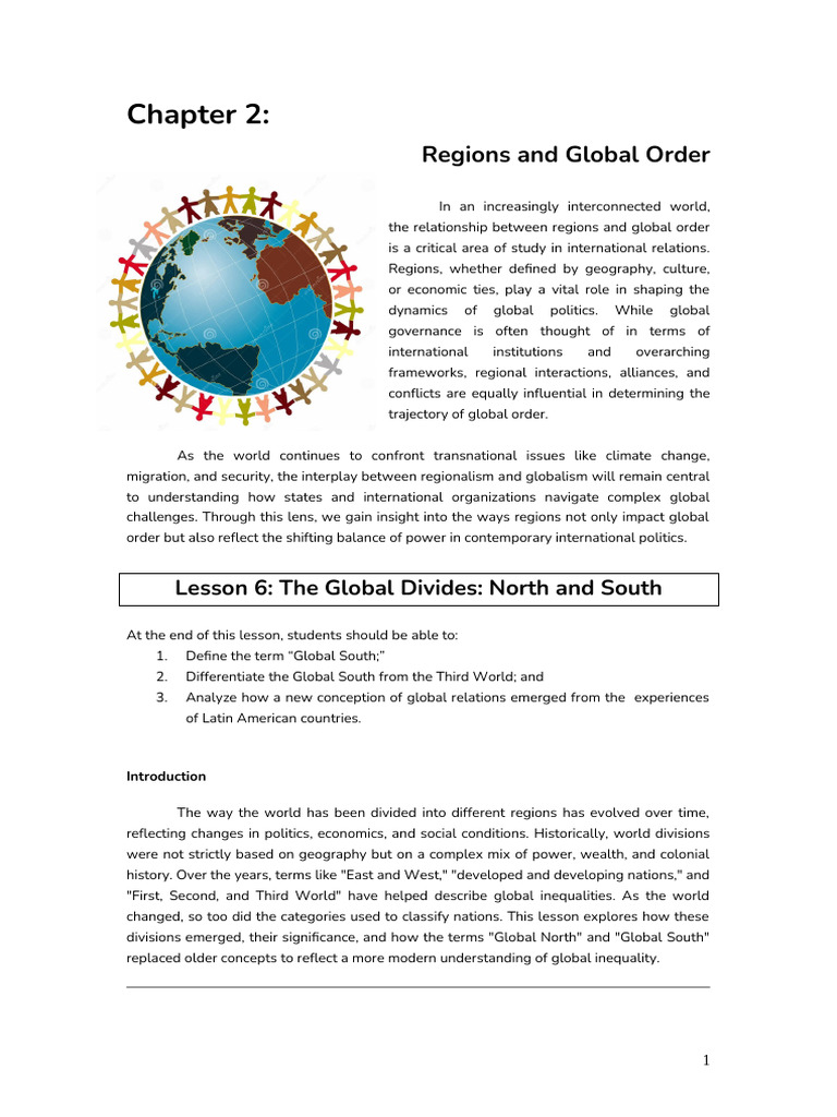 Lesson 6 Global Divides | PDF | Third World | Cold War