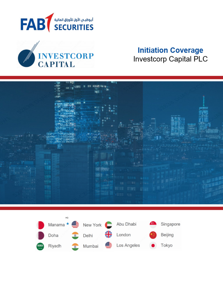 UAE Equity Research - Investcorp Capital PLC (ICAP) - Initiation ...