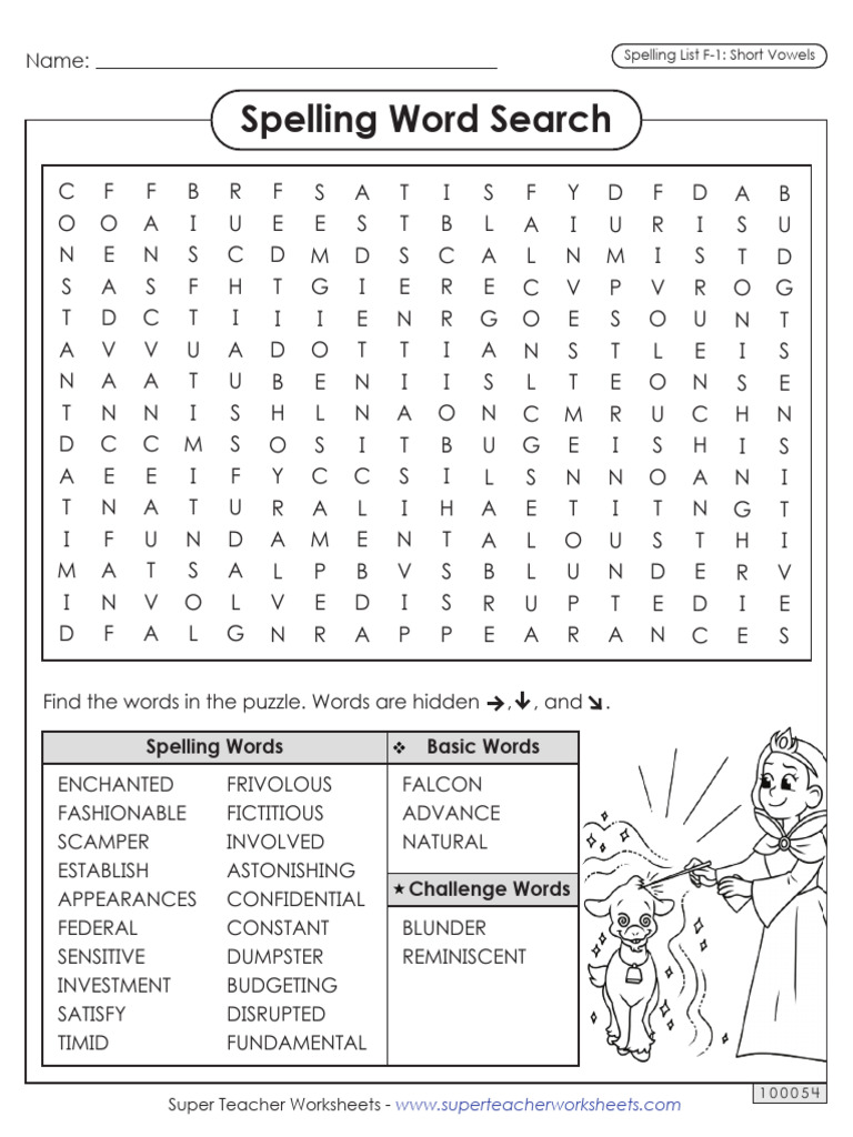 Listf1 Word Search Puzzle FINDW | PDF | Word Search | Linguistics