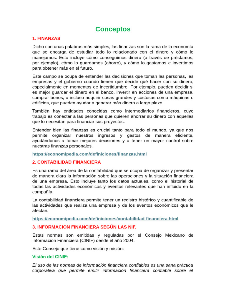 Tarea Conceptos U1 | PDF | Crisis financiera | Bolsa