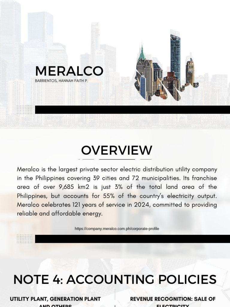 Meralco Financial Overview and Audit Insights | PDF | Mergers And ...