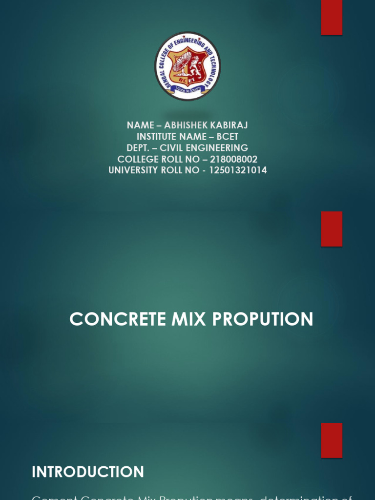 Renforment Cement Concrete (RCC) | PDF