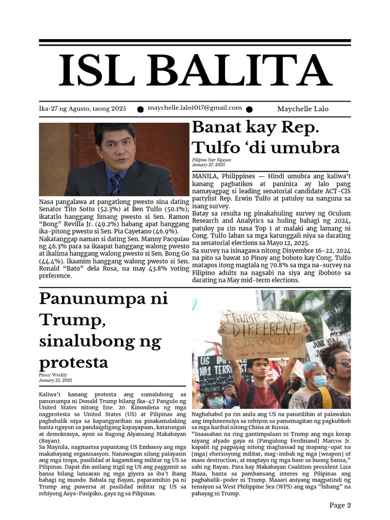 Tabloid Sample | PDF