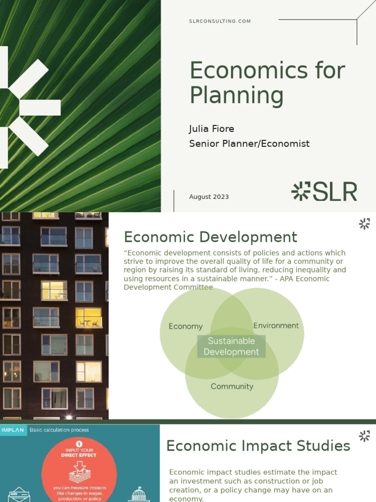 Economics For Planning | PDF