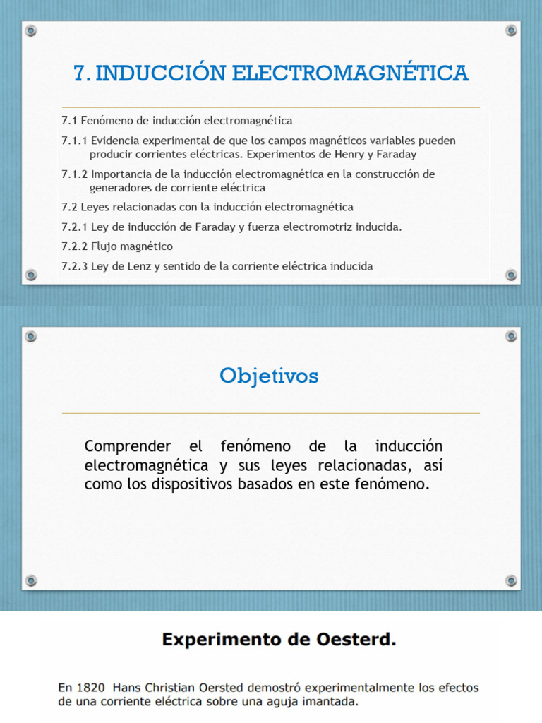 Inducción Electromagnética y Sus Leyes | PDF | Inducción ...